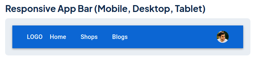 [AppBar] [docs] Add a fully responsive demo · Issue #29828 · mui/material-ui · GitHub