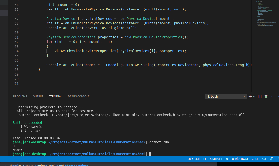 PhysicalDeviceProperties.DeviceName returns empty. It looks weirdly. · Issue #502 · dotnet/Silk ...
