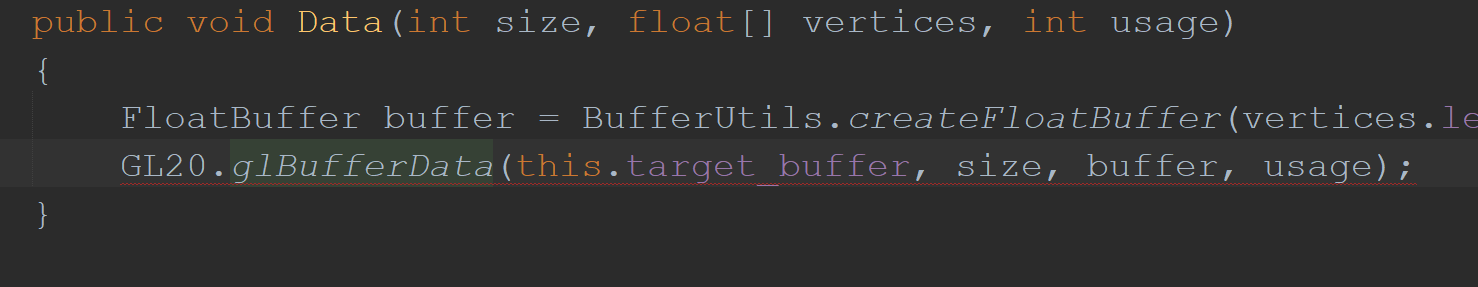 Where Is Correct Glbufferdata With 4 Parameters Like Int Target Int Size Floatbuffer Data 9877