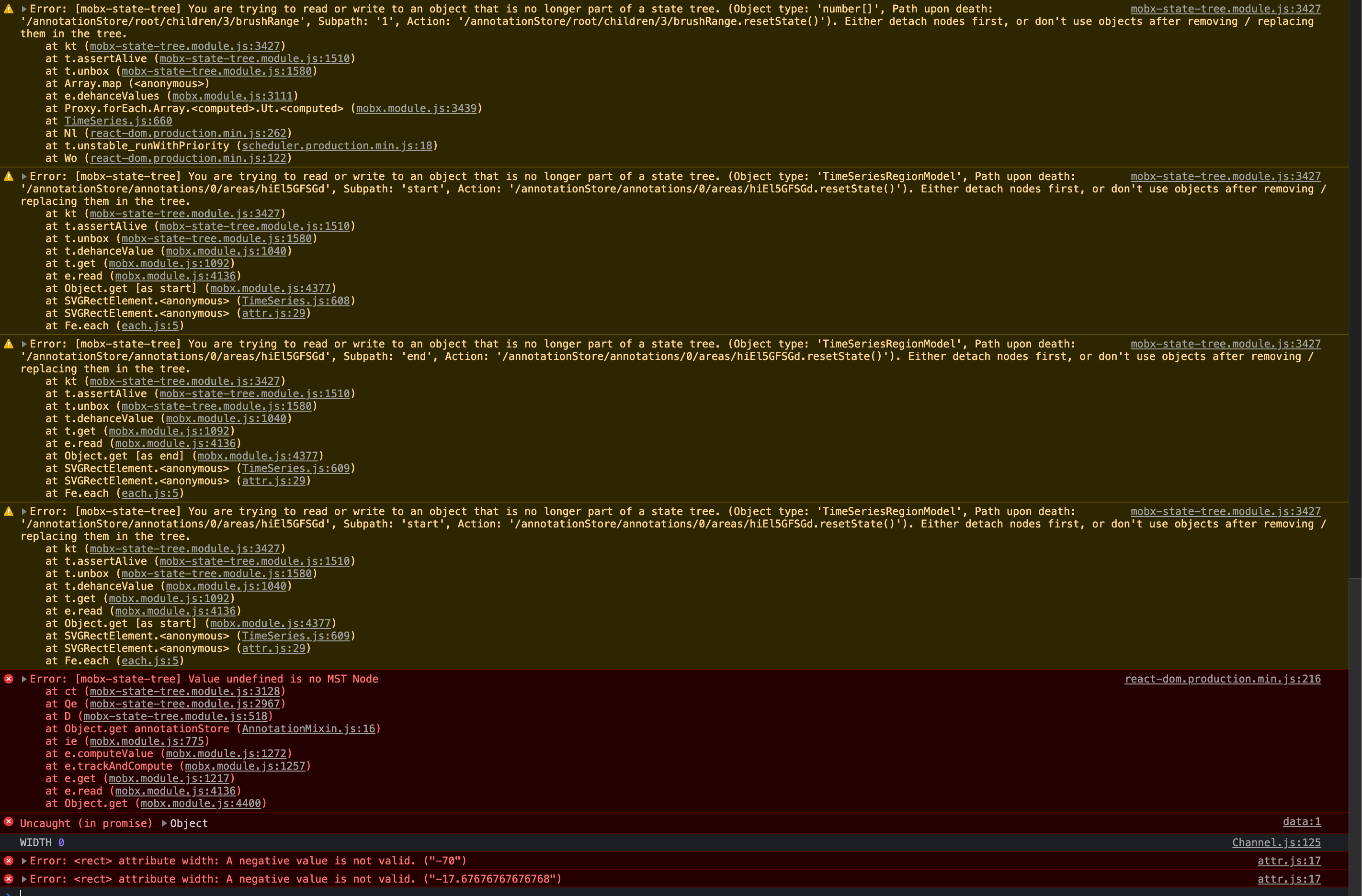 [mobx-state-tree] Value undefined is no MST Node with Timeseries data · Issue #1014 ...