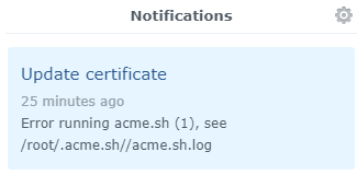 Unable to install the Let's Encrypt cert on my Synology · Issue #1317 · acmesh-official/acme.sh ...