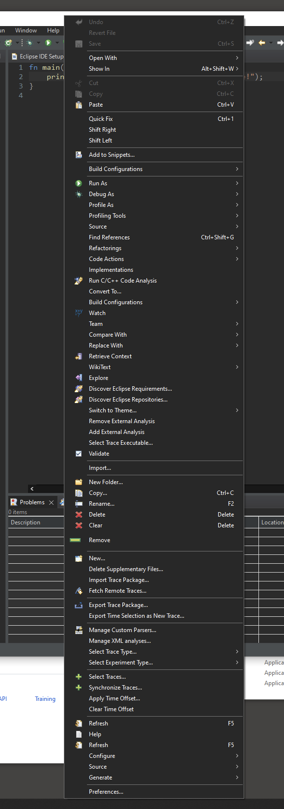 Context menu has 67 (!) items on it. · Issue #381 · eclipse-corrosion ...
