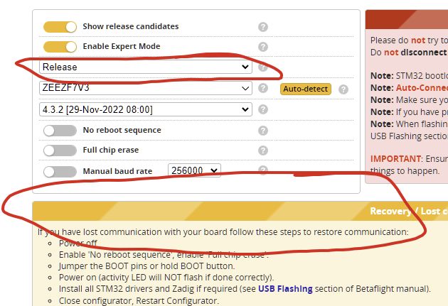 Odd Behaviour When Toggling Release And Release And Release Candidates · Issue 3171 