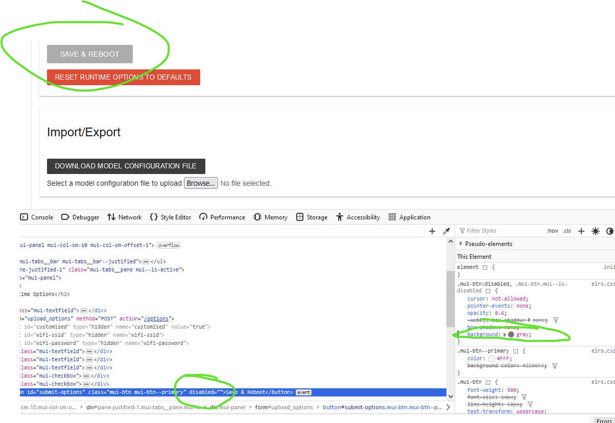 Config not saving due to inconsistent UI state. · Issue #2120 ...