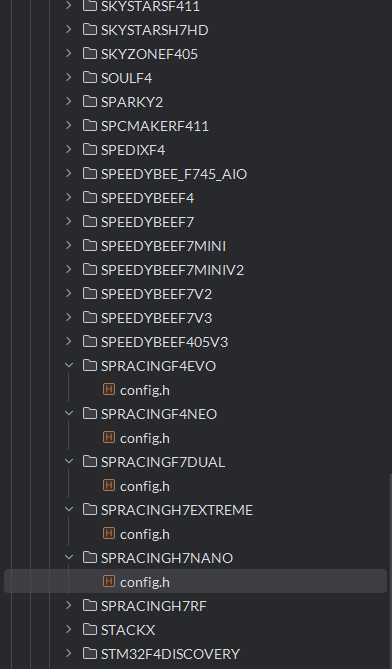 Improve target/config file/folder structure. · Issue #12663 · betaflight/betaflight · GitHub