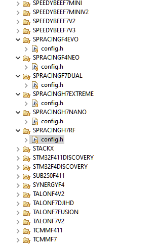 Improve target/config file/folder structure. · Issue #12663 · betaflight/betaflight · GitHub