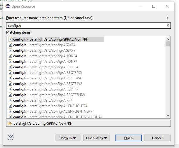Improve target/config file/folder structure. · Issue #12663 · betaflight/betaflight · GitHub