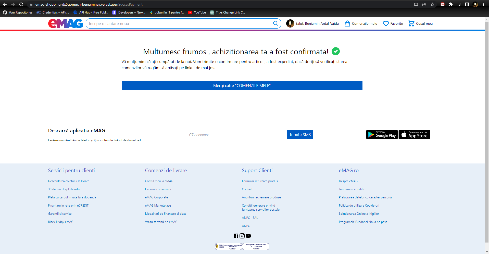 GitHub - BeniaminAV/Emag-Shopping-App: ReactJs, NEXT.JS, Webhooks, Stripe Checkout, Firestore ...