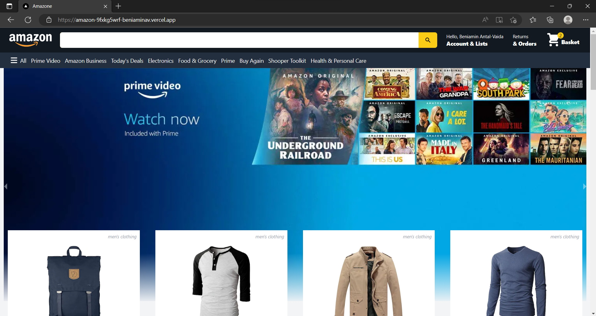 GitHub - BeniaminAV/Amazon: ReactJs, NEXT.JS, Webhooks, Stripe Checkout, Firestore, NextAuth