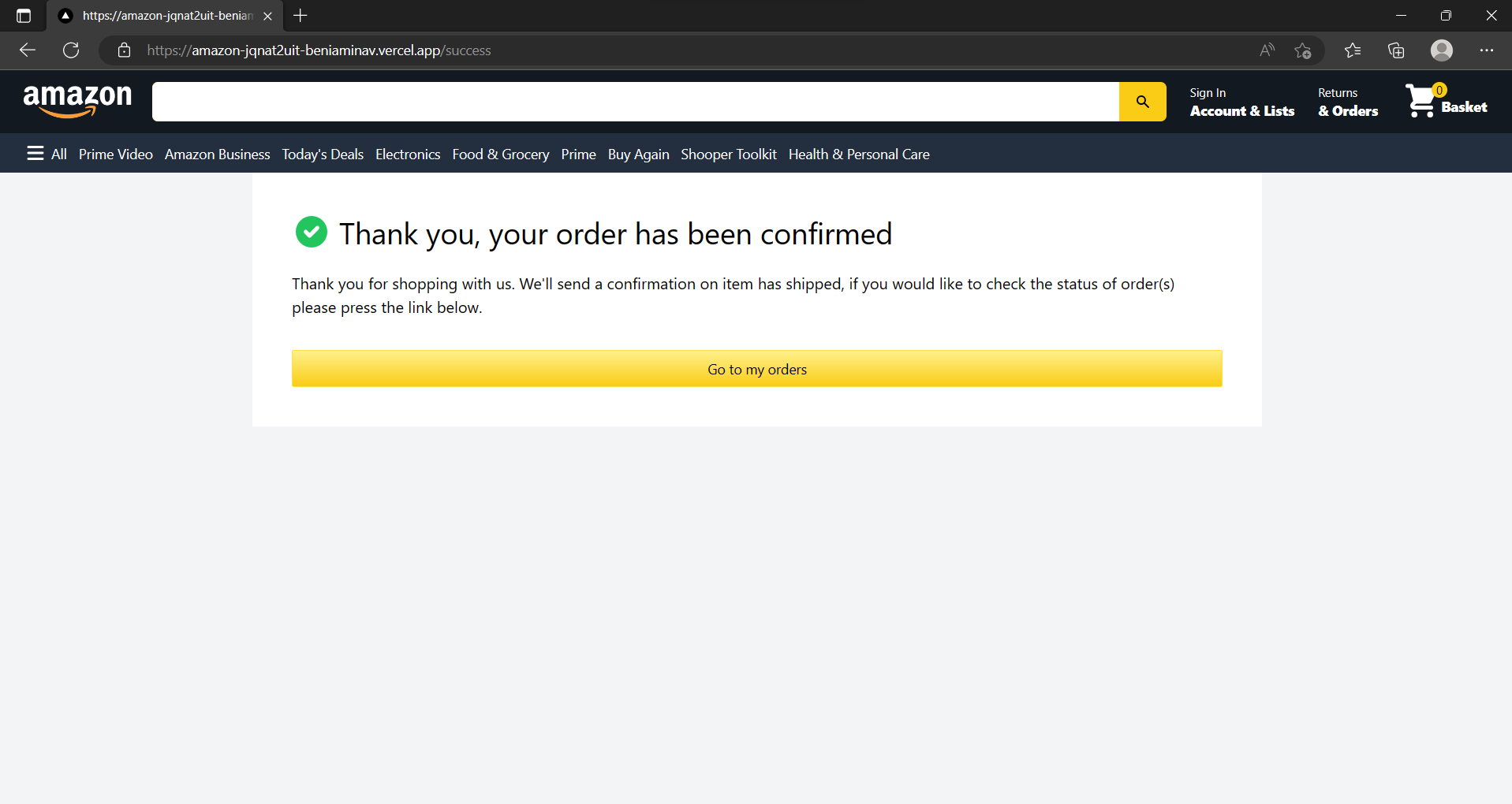 GitHub - BeniaminAV/Amazon: ReactJs, NEXT.JS, Webhooks, Stripe Checkout, Firestore, NextAuth