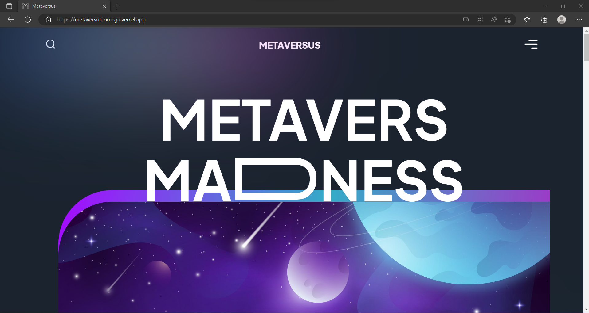 GitHub - BeniaminAV/Metaversus: React , Next 13 Website With Framer Motion & Tailwind CSS