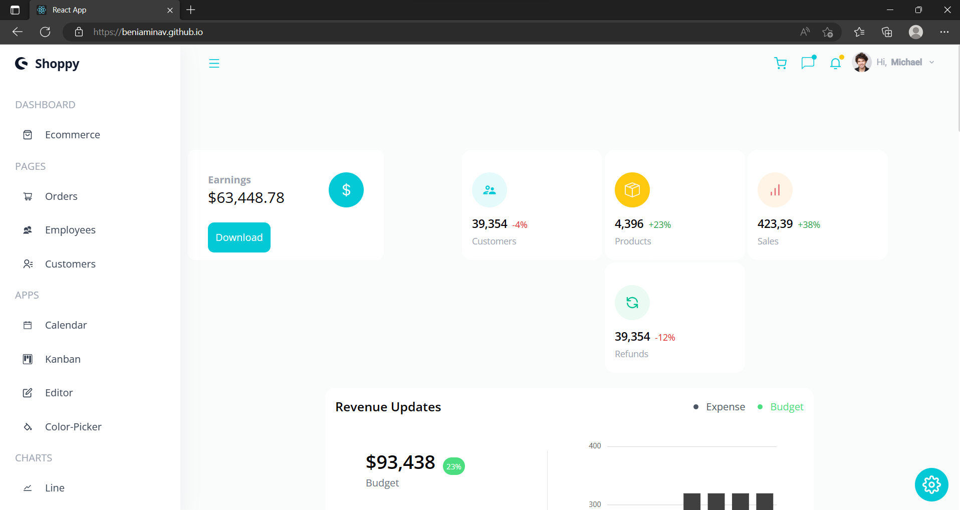 GitHub - BeniaminAV/Dashboard: React, Tailwind CSS GitHub - BeniaminAV/Dashboard: React, Tailwind CSS