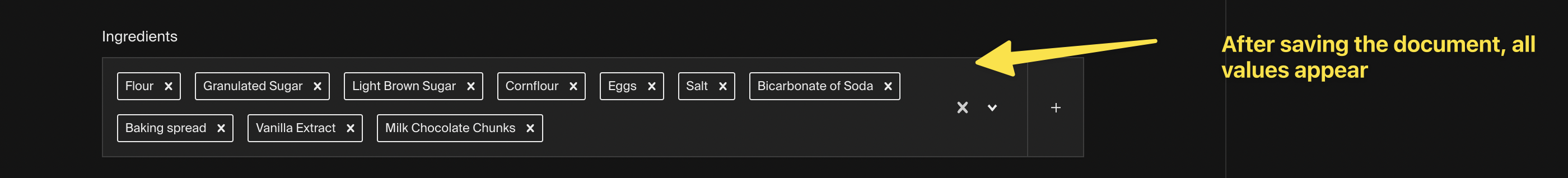 hasMany relationship field not rendering correctly on UI field dispatch · Issue #1442 ...