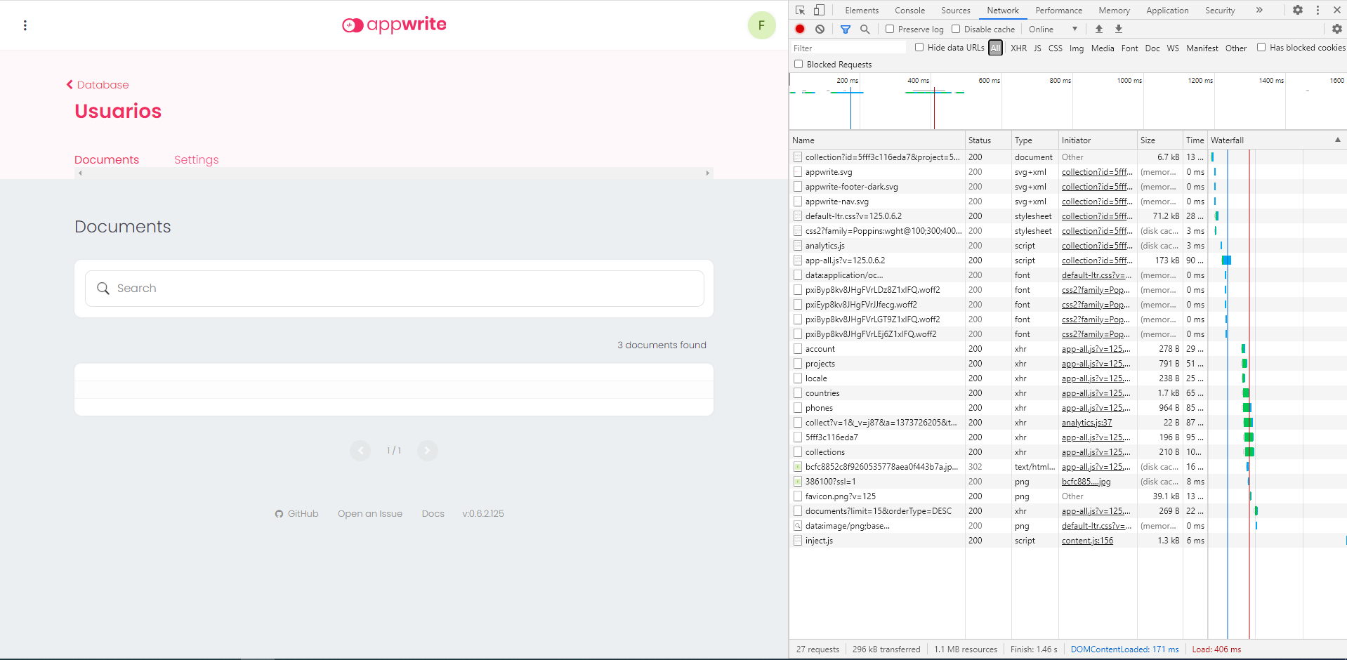 Can't see documents · Issue #822 · appwrite/appwrite · GitHub