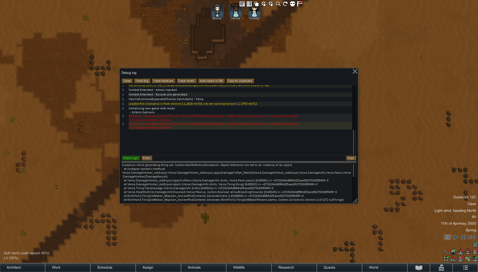 [Bug]: With Zombieland and Combat Extended both installed, surgery does not remove parts or ...