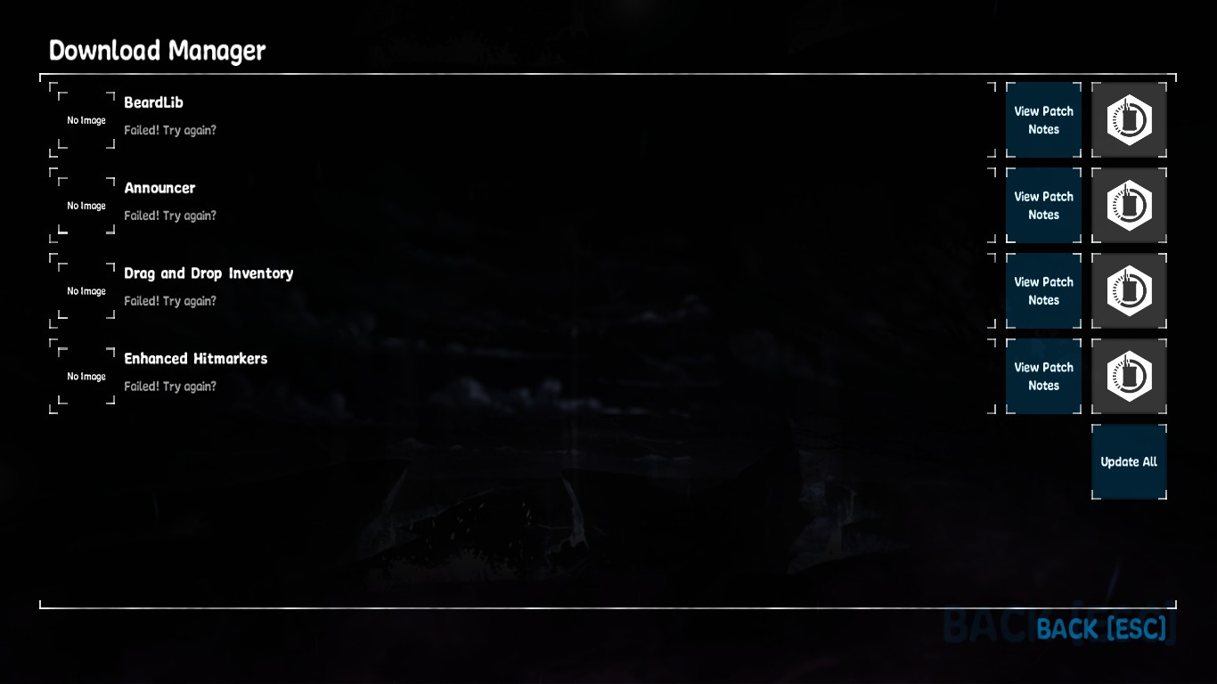 Can't access mod options / update existing mods · Issue #100 · JamesWilko/Payday-2-BLT · GitHub