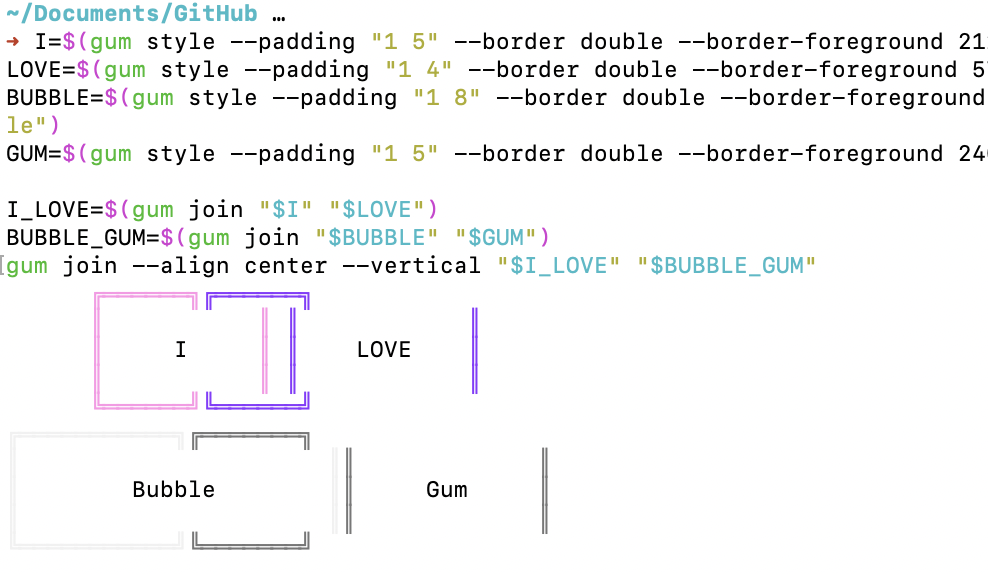 Bug: gum style · Issue #231 · charmbracelet/gum · GitHub
