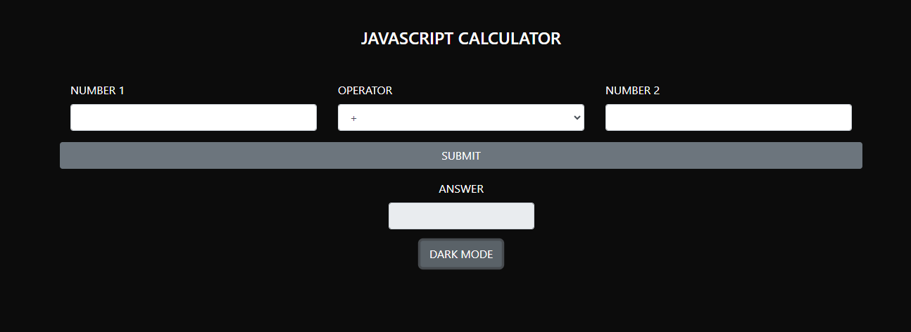 Github Piyushdahlecalculator Calculator Using Html Css Bootstrap 4485