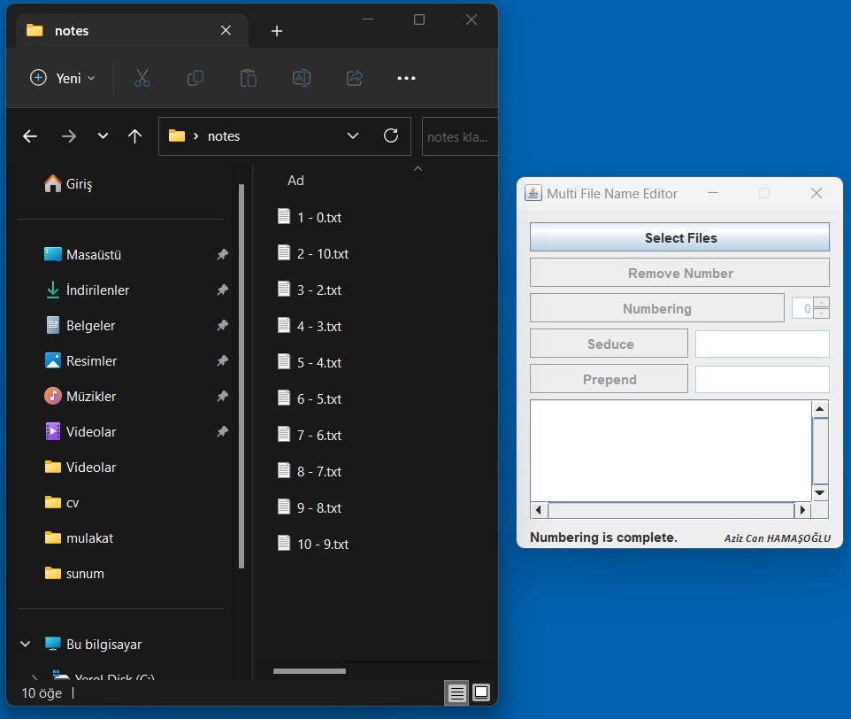 GitHub - azizcanhamas/multi-file-name-editor: Filename editor for your ...