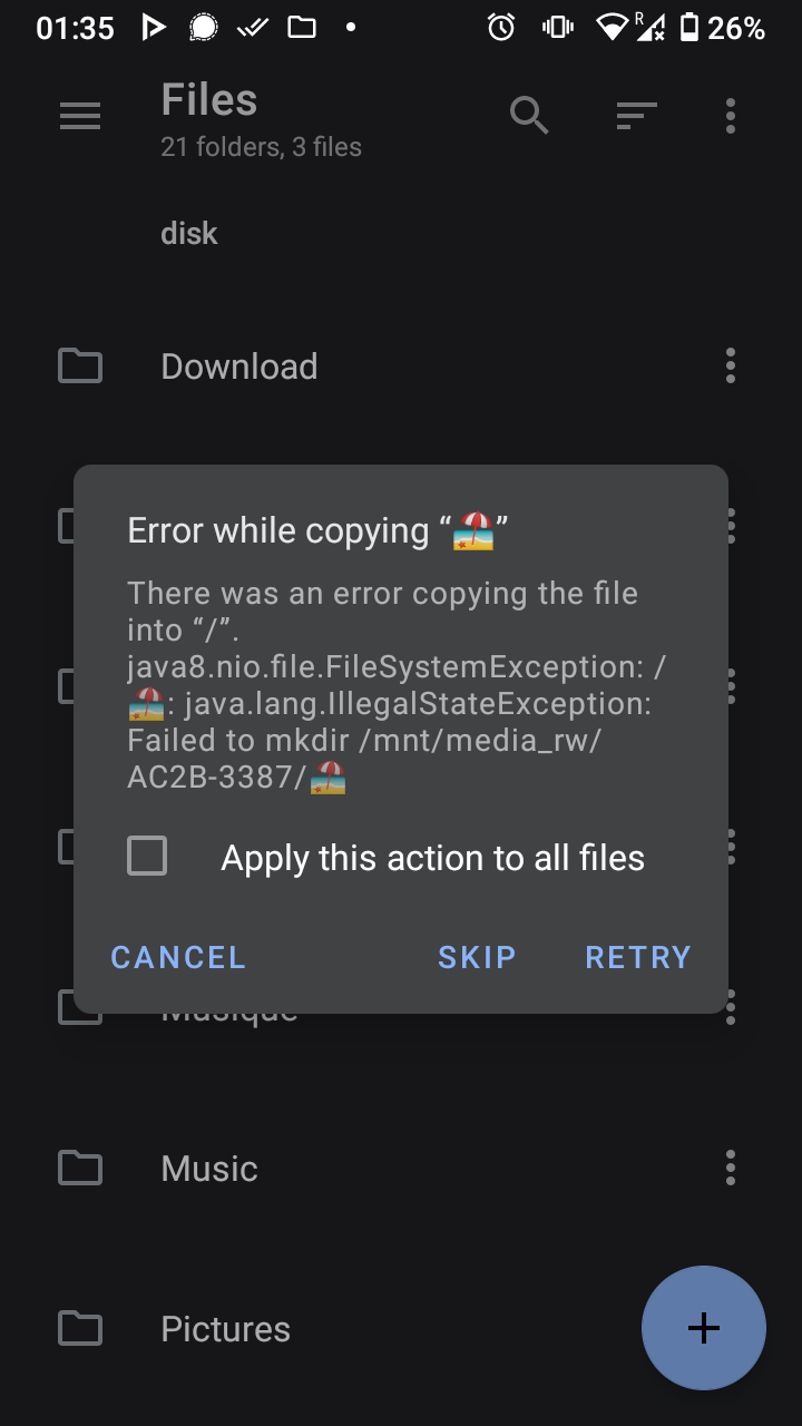 Files cannot handle folders with emoji in their names · Issue #475 · zhanghai/MaterialFiles · GitHub