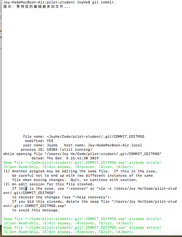 git commit 后没有打开编辑器 出现下面这个界面 · Issue #704 · neolee/pilot · GitHub