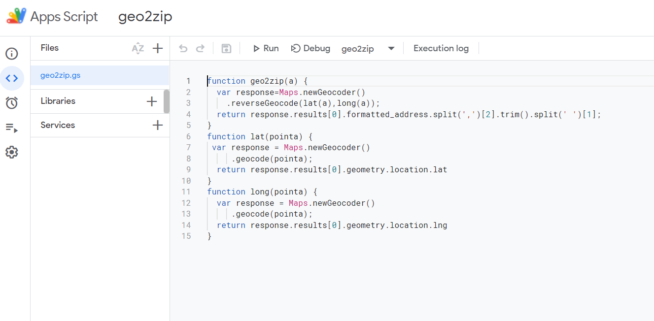 GitHub - bizwillie/geo2zip: How to populate a cell with the ZIP Code Based on an Address in ...