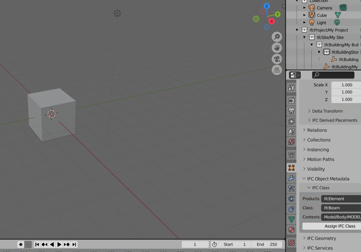 BlenderBIM: Can't assing ifc class from "IfcContext" when working in IFC 2x3 · Issue #2055 ...