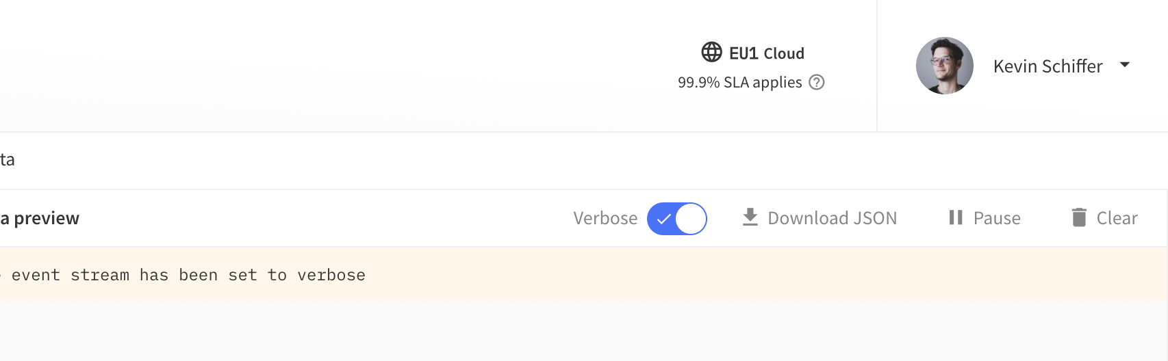 Export event log as JSON from console · Issue #2383 · TheThingsNetwork/lorawan-stack · GitHub