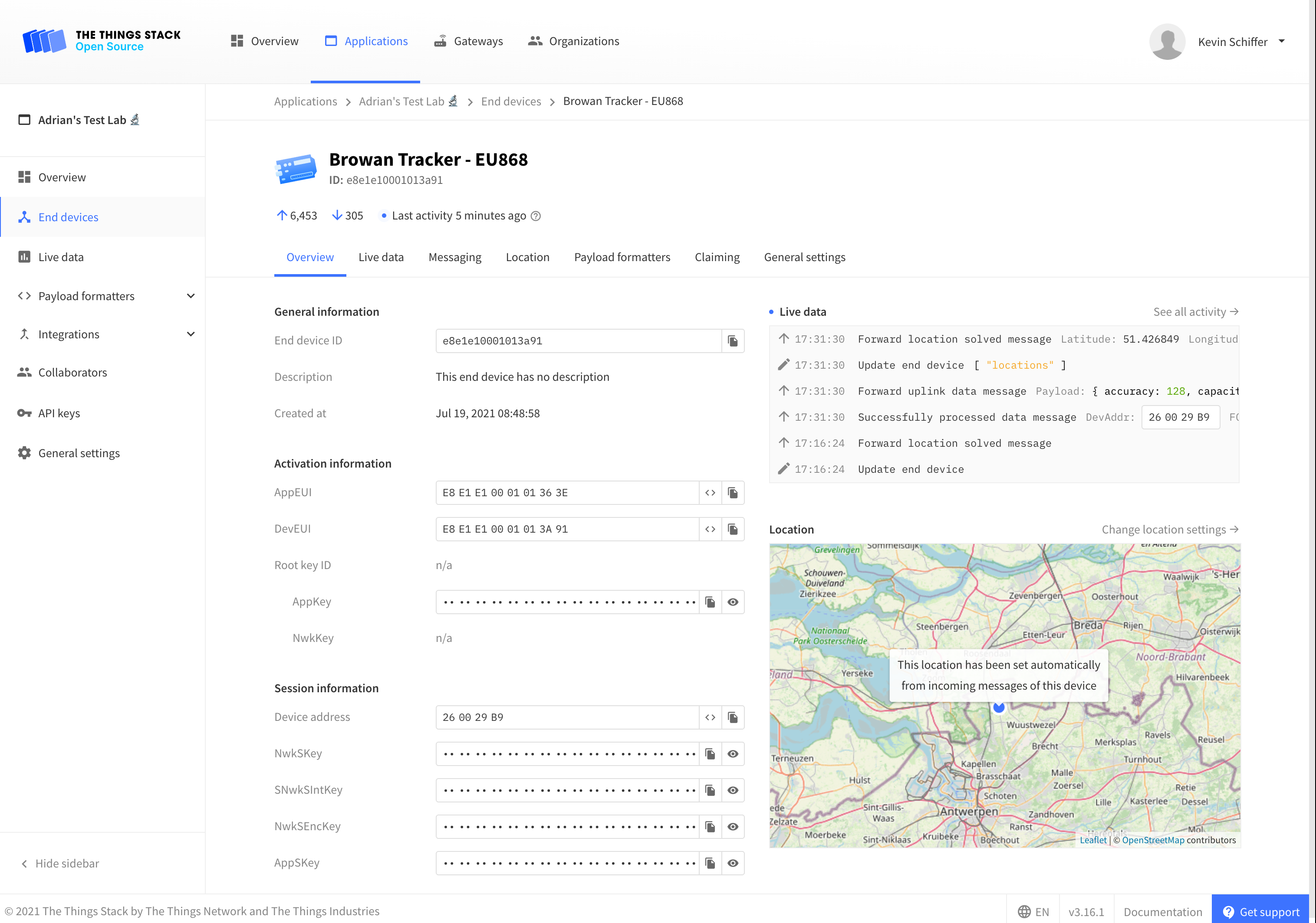 Add handling of automatic entity locations in Console by kschiffer · Pull Request #5000 ...