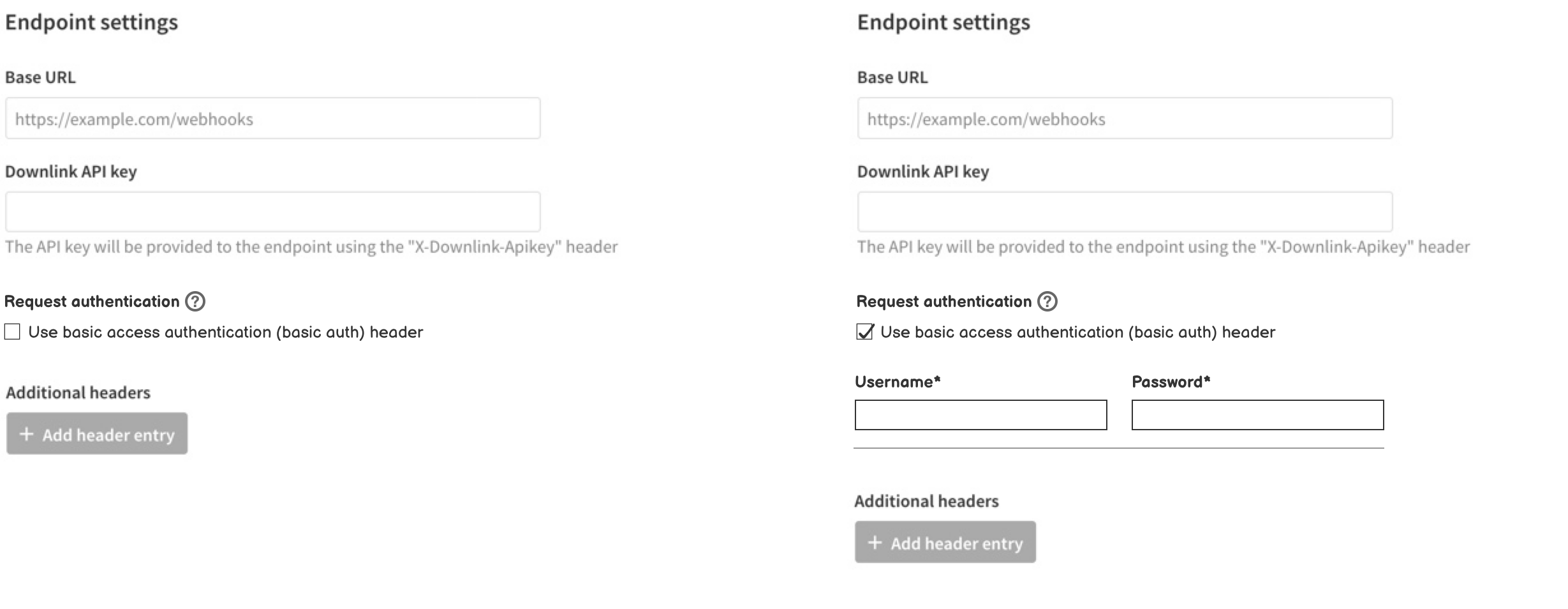 Make it easier to configure Basic Auth for webhook integrations in the Console · Issue #4835 ...