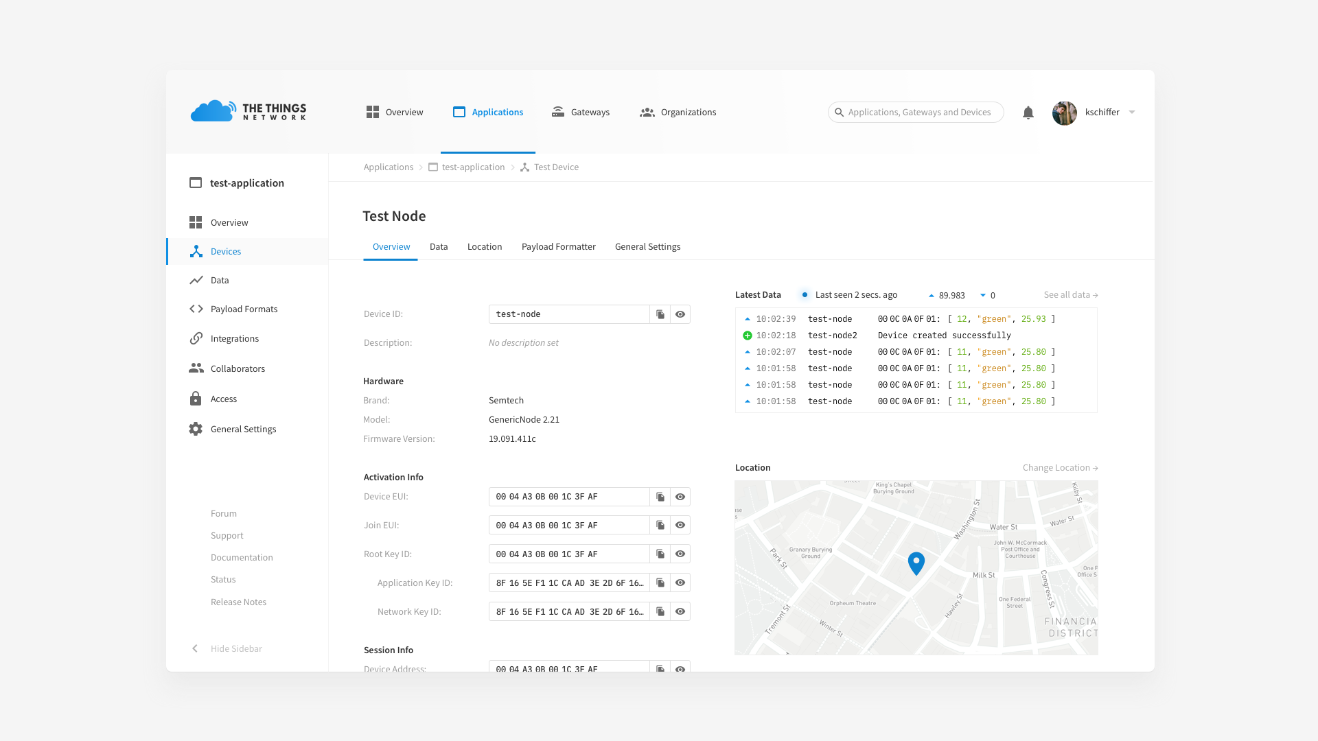 General Settings view for Devices · Issue #584 · TheThingsNetwork/lorawan-stack · GitHub