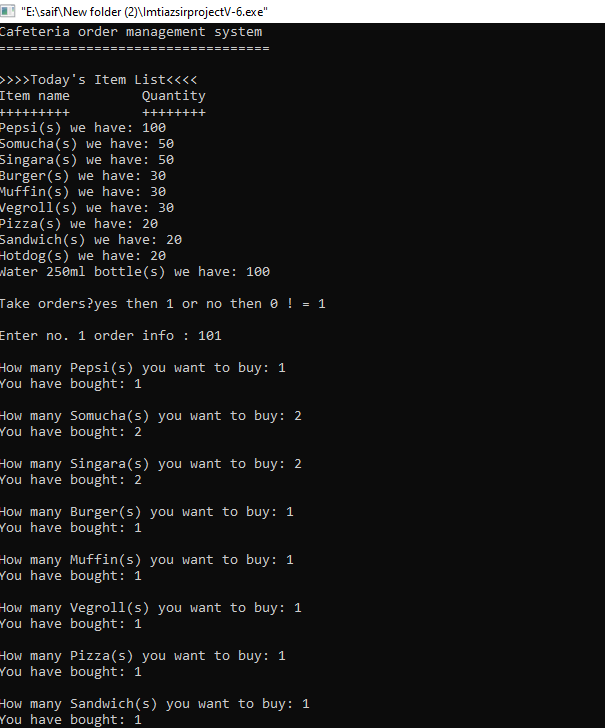 GitHub - Apurbo20/CAFE-C-Project-1st-Year-Final-Main: Cafeteria Order ...