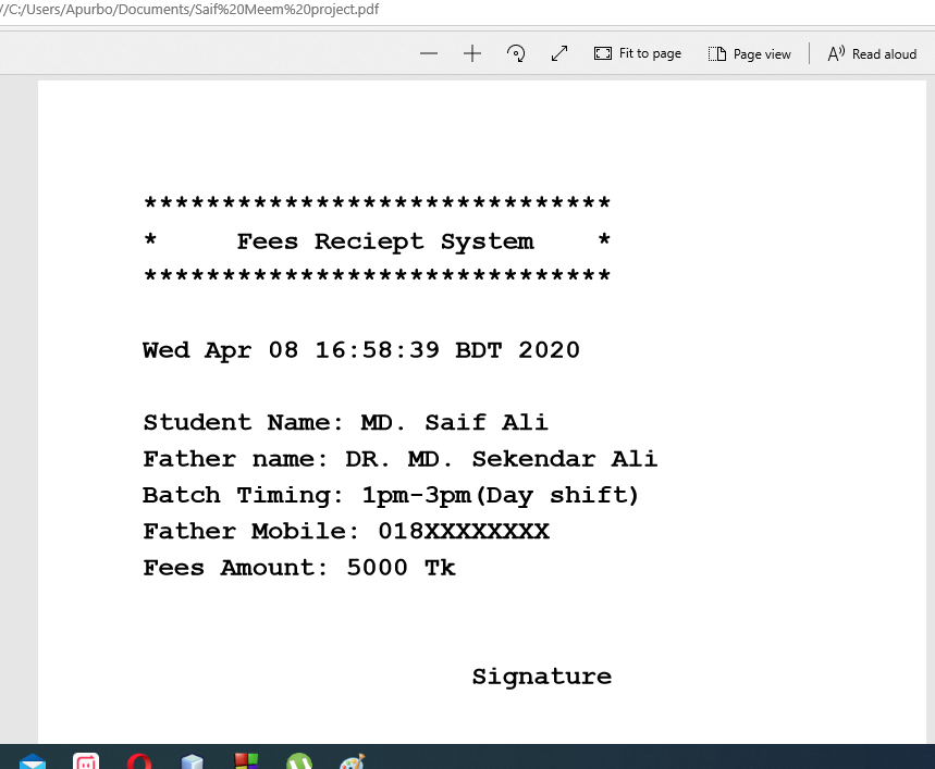 GitHub - Apurbo20/Student-Fees-Reciept-System-2nd-Year-Java-Swing-Project: Student-Fees-Reciept ...