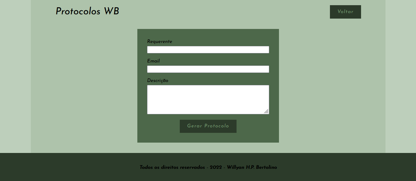 GitHub - willyanbertolino/protocols-frontend
