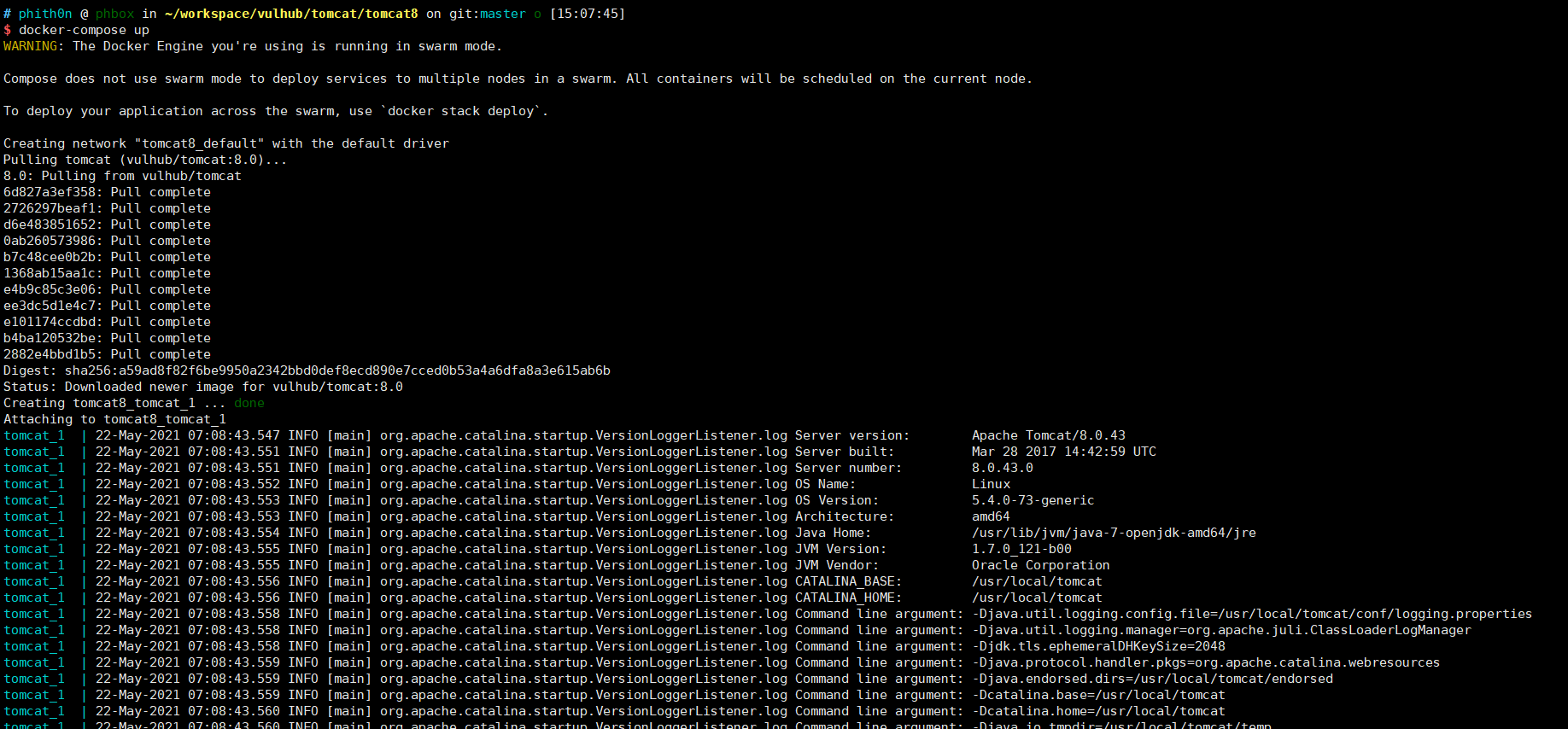 一直拉取 · Issue #278 · vulhub/vulhub · GitHub
