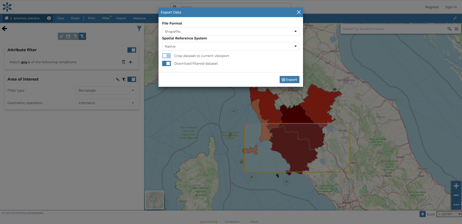 A wrong GML format is used for the WPS export spatial filter · Issue #7893 · geosolutions-it ...