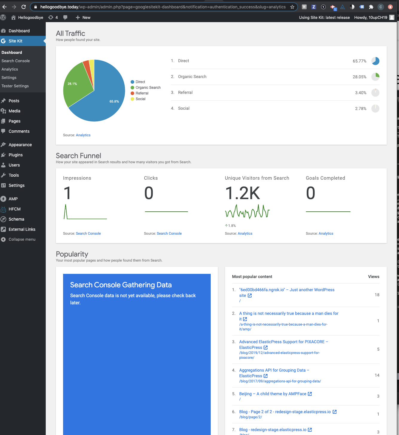 Add `getReport` selector to `modules/analytics` store · Issue #1775 · google/site-kit-wp · GitHub