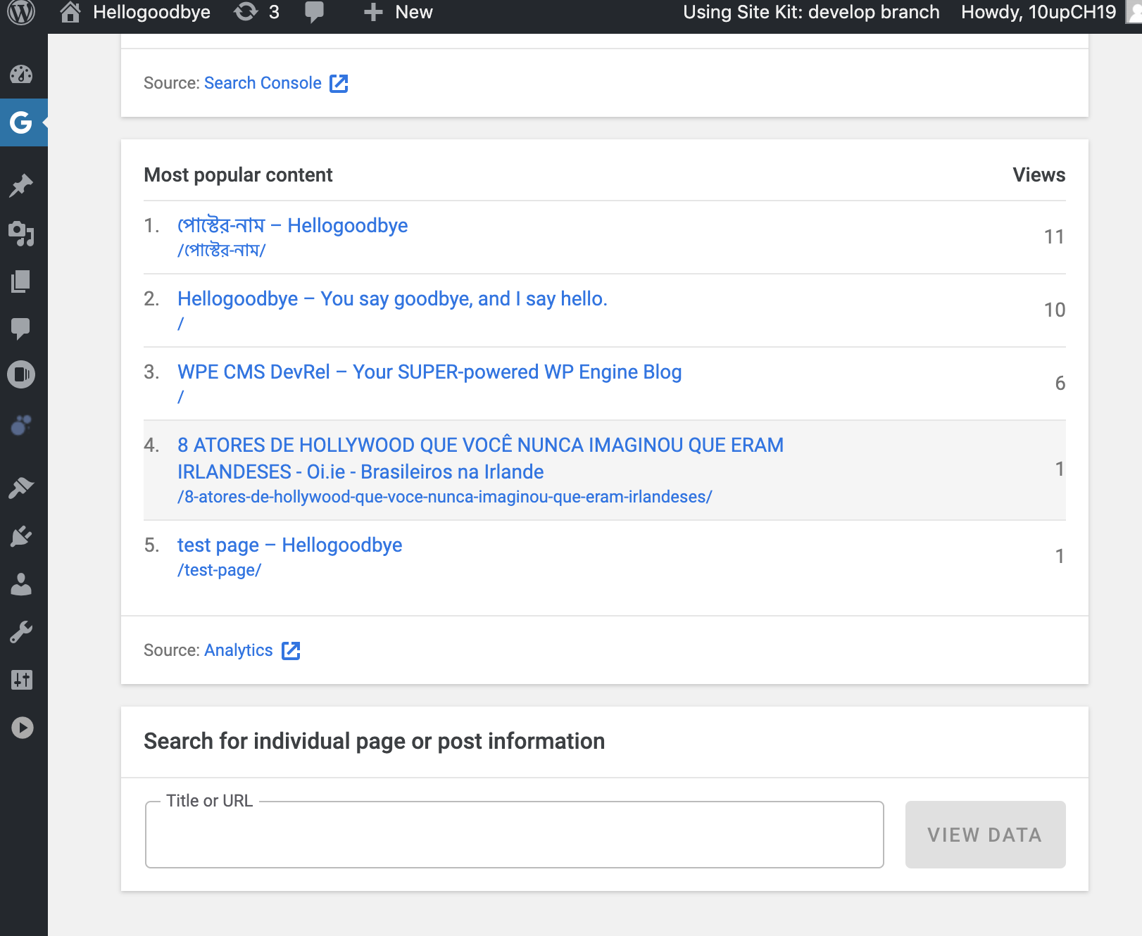 Implement search box widget in Site Kit dashboard · Issue #2023 ...