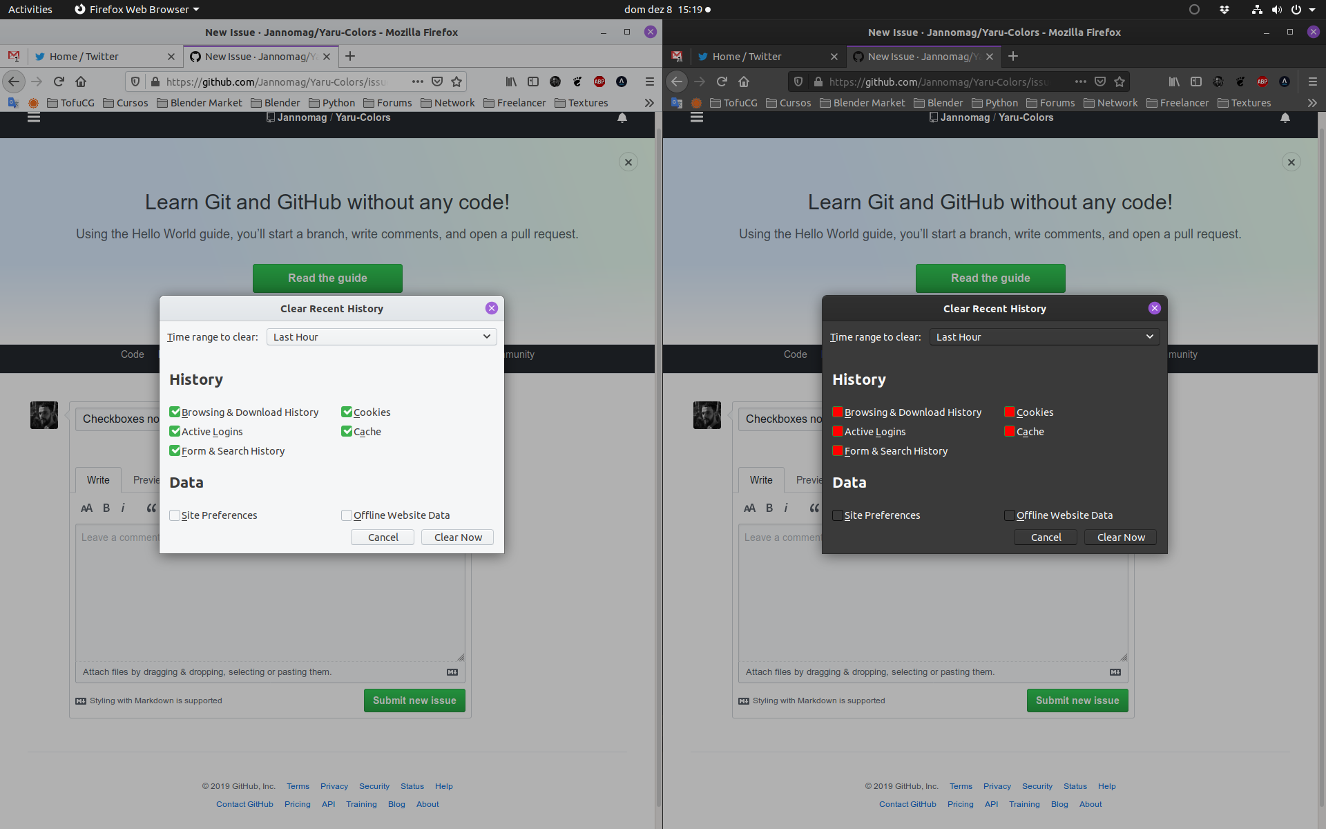 Checkboxes not working on Purple Dark · Issue #9 · Jannomag/Yaru-Colors ...