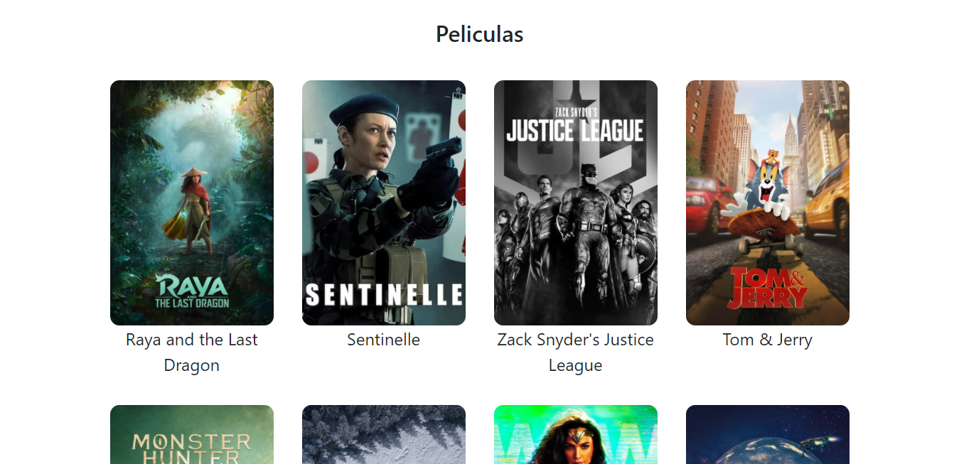 GitHub - nosoyunrobot/React-Movies: Mostrando lista de películas simple ...