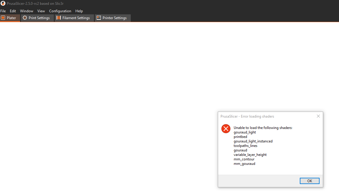 Error loading shaders · Issue #3181 · supermerill/SuperSlicer · GitHub