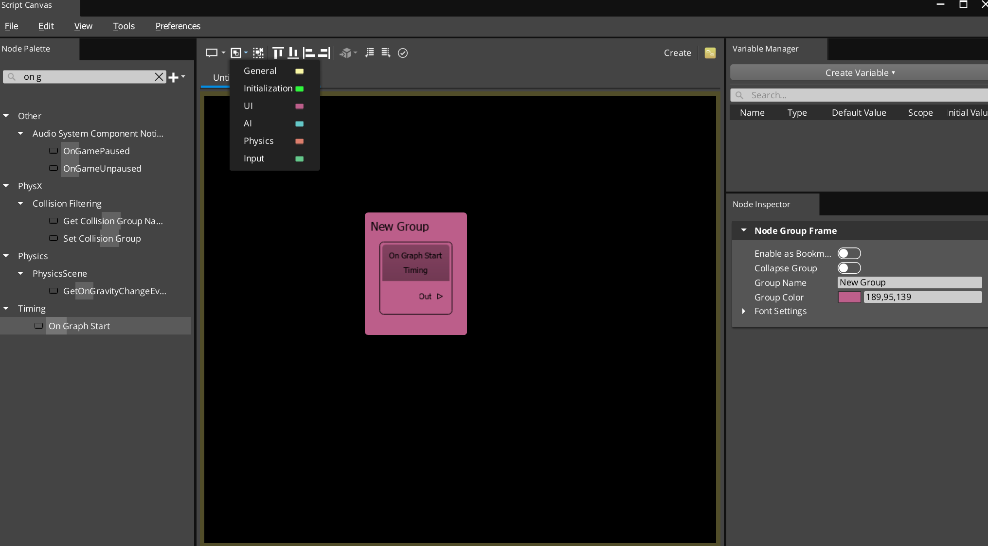 Script Canvas nodes not appearing · o3de o3de · Discussion #2410 · GitHub