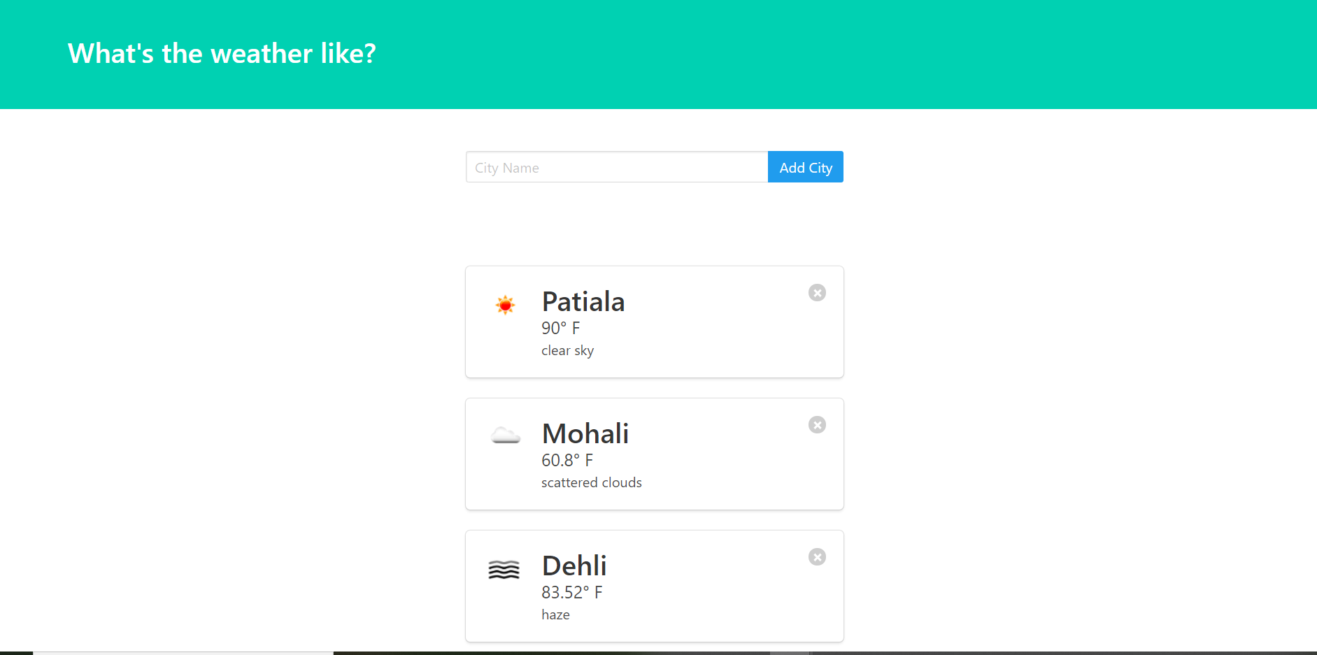 GitHub - harinder8407/weather-app
