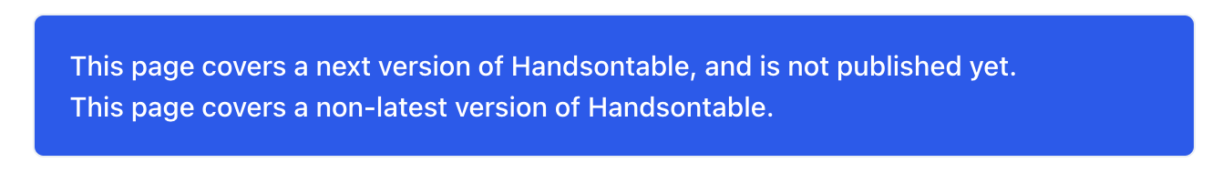 Docs: Info box shows wrong information on localhost ("next" version) · Issue #9674 ...