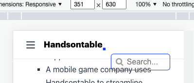 Docs: [12.2] Opened search engine is shifted when the window has a resolution of 800 x 600 or a ...