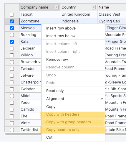 Call for translations: Copy with headers · Issue #10112 · handsontable/handsontable · GitHub