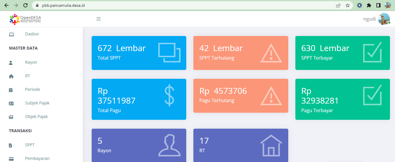 Pemisah Nominal pada Dashbord · Issue #82 · OpenSID/wiki-pbb · GitHub