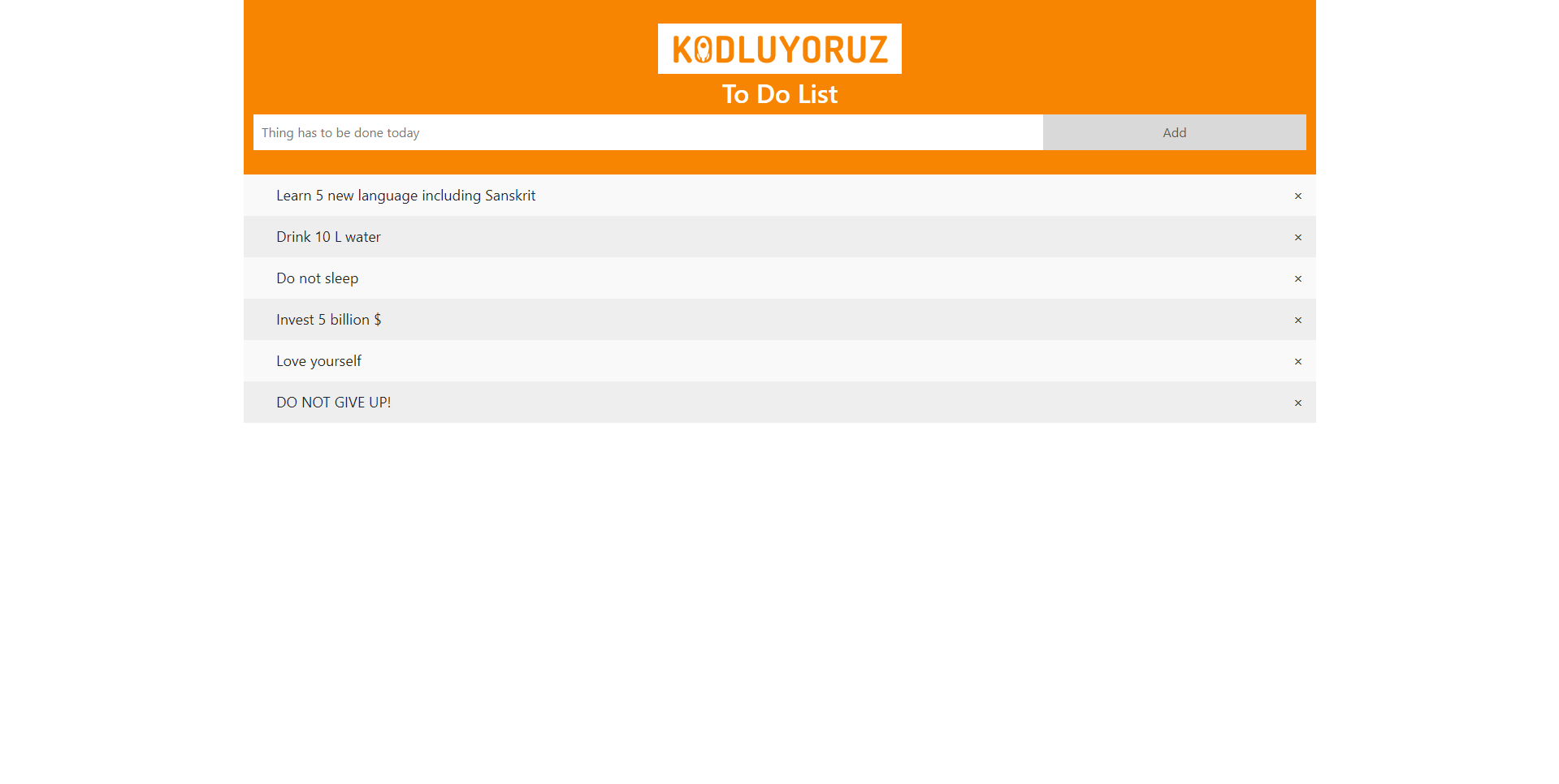 GitHub - nanelioguzhan/javascript-to-do-list