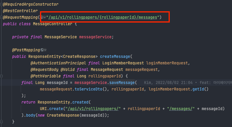 [BE] 내가 쓴 메시지 조회 방식 개선 · Issue #492 · woowacourse-teams/2022-nae-pyeon · GitHub