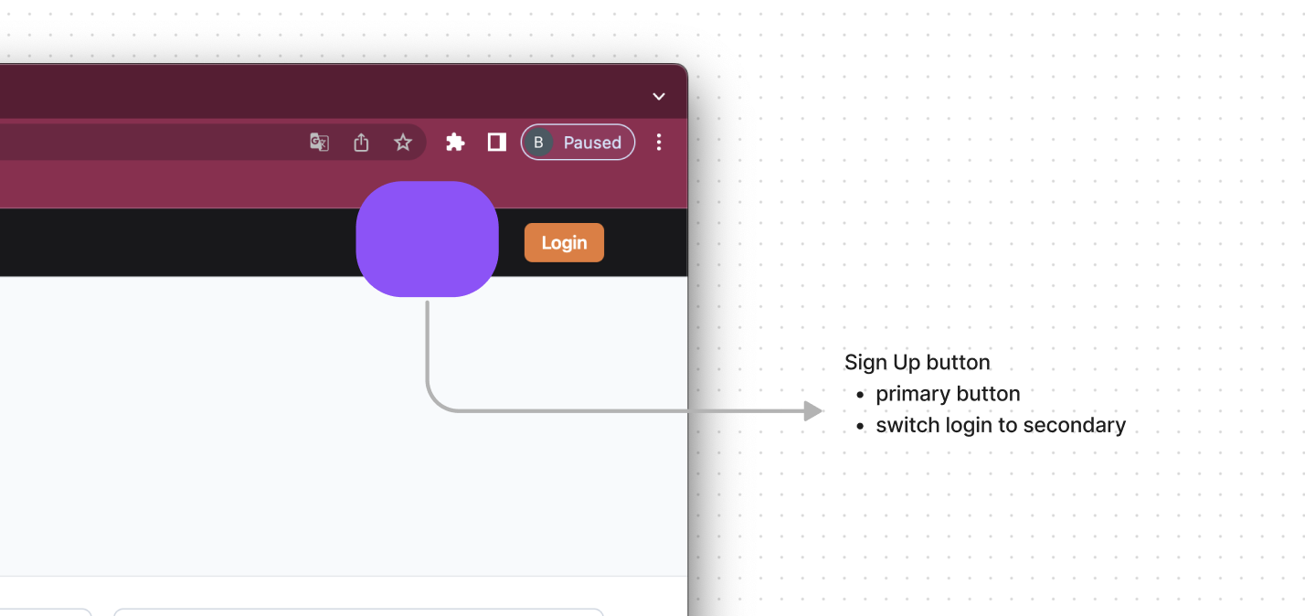 [Front end] Replace the "Login" button with "Connect with GitHub" · Issue #139 · open-sauced/app ...